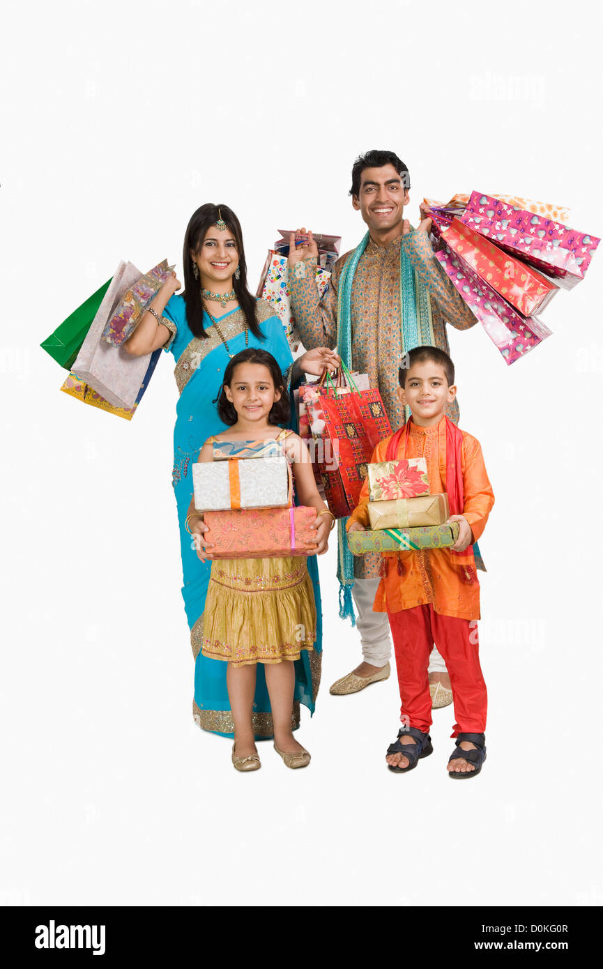 Asian family shopping Cut Out Stock Images & Pictures - Alamy