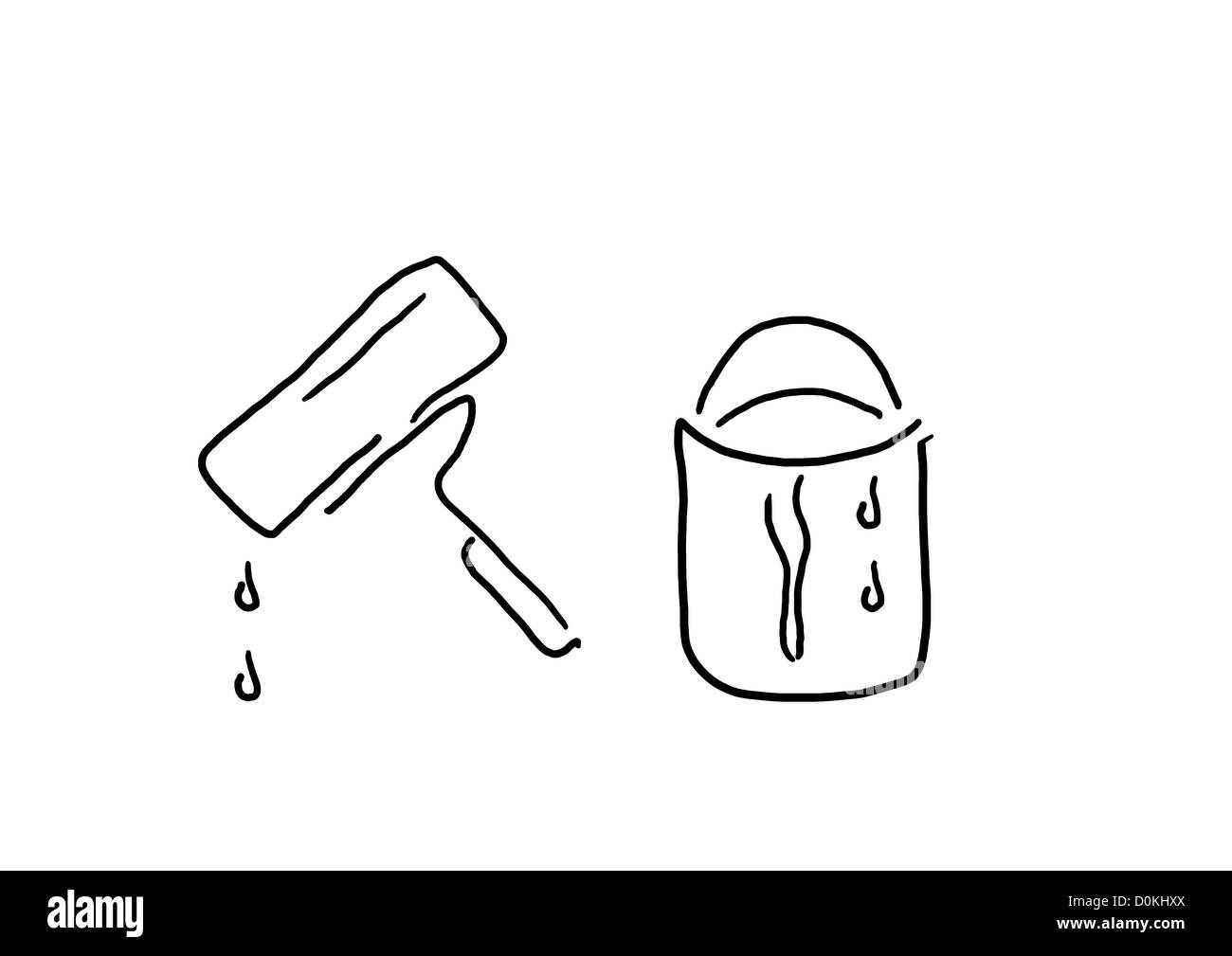 Malen oder pinsel hi-res stock photography and images - Alamy