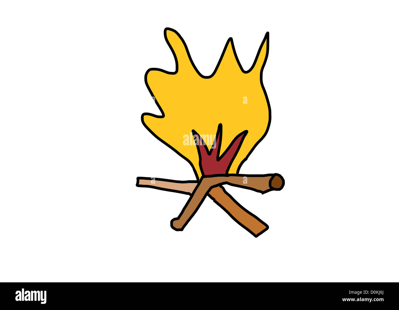 Stick figure with fire hi-res stock photography and images - Alamy