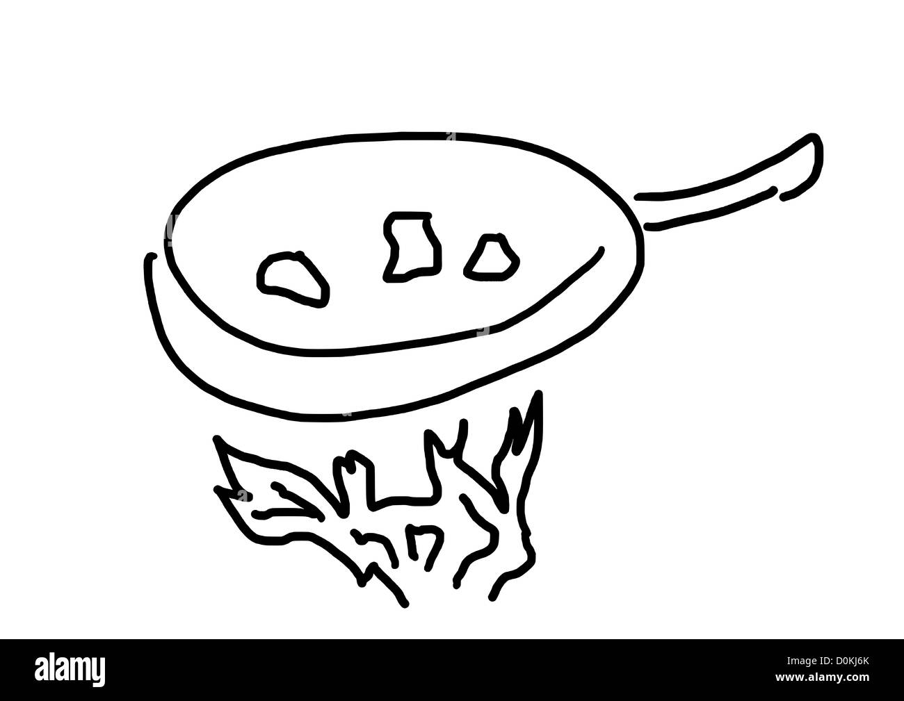 Meat clipart Black and White Stock Photos & Images - Alamy