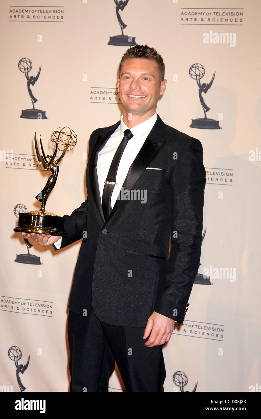 Ryan Seacrest 2010 Creative Arts Emmy Awards held at Nokia Theatre L.A ...