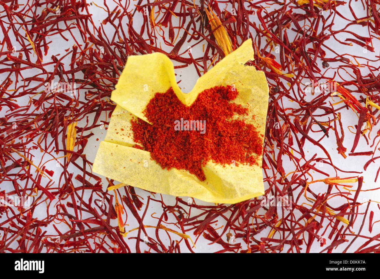 Saffron powder threads hi-res stock photography and images - Alamy