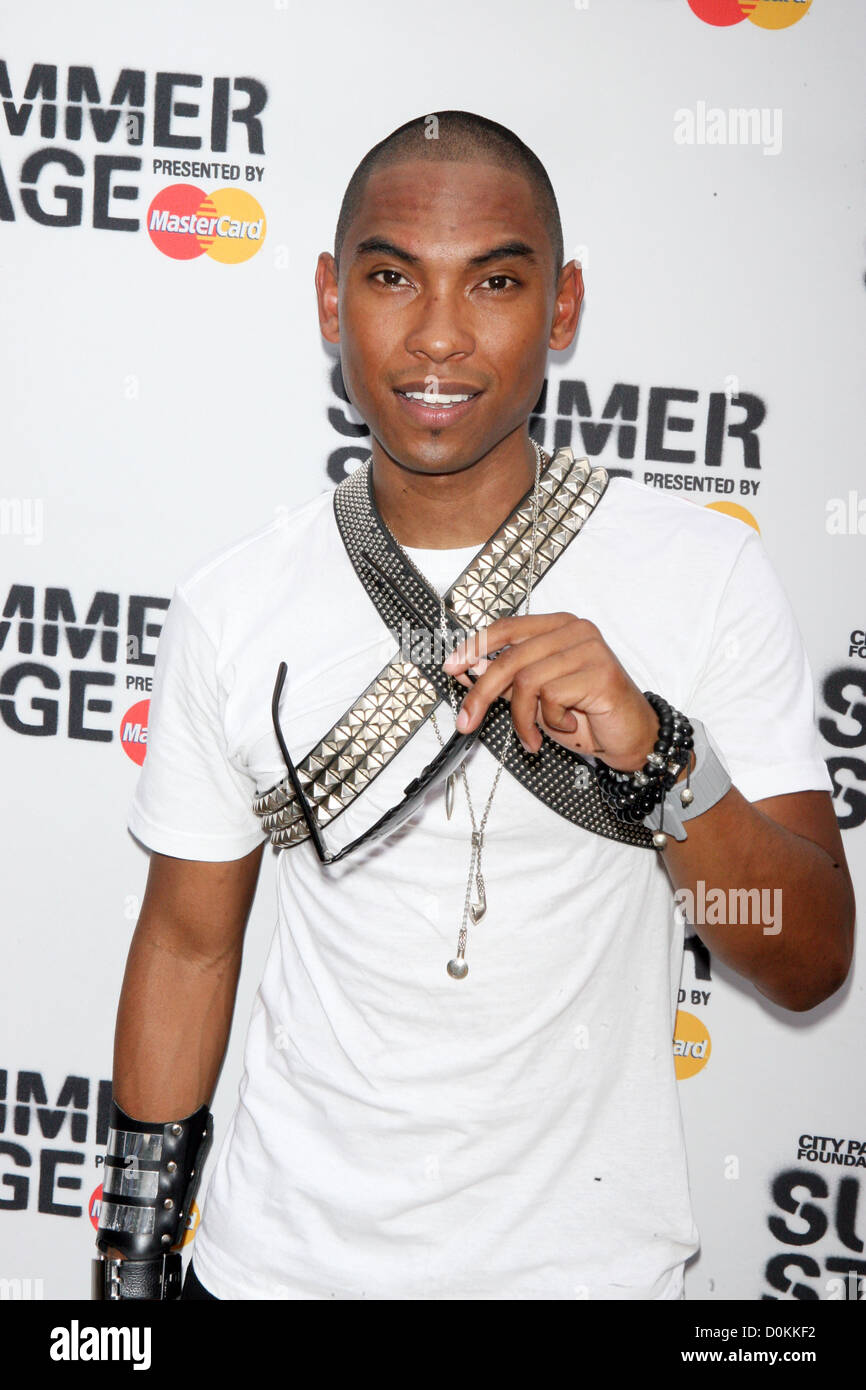 Miguel arriving at 2010 Summerstage at Central Park New York City, USA ...