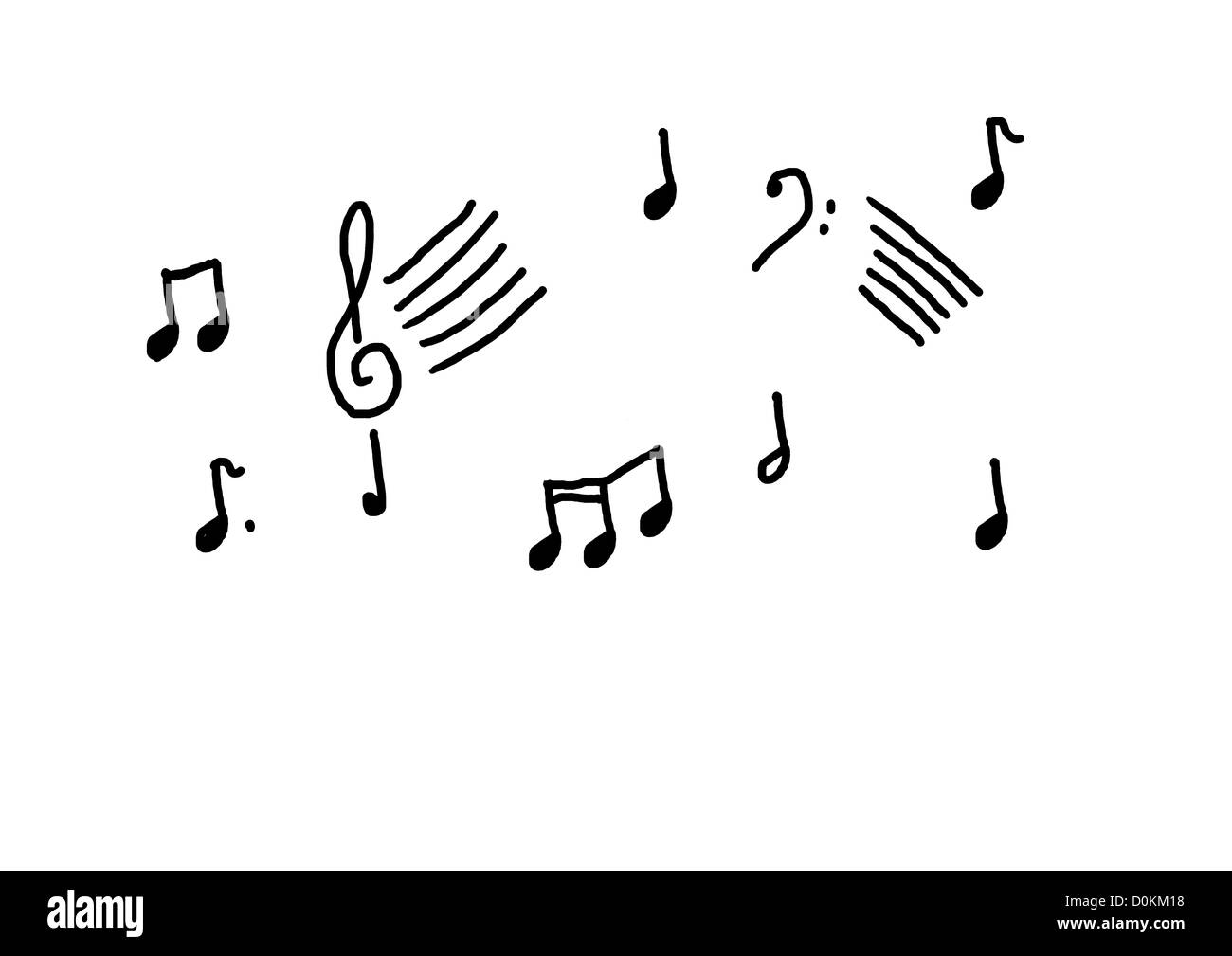 Stick Figure Illustration Music Stock Photos & Stick Figure ...