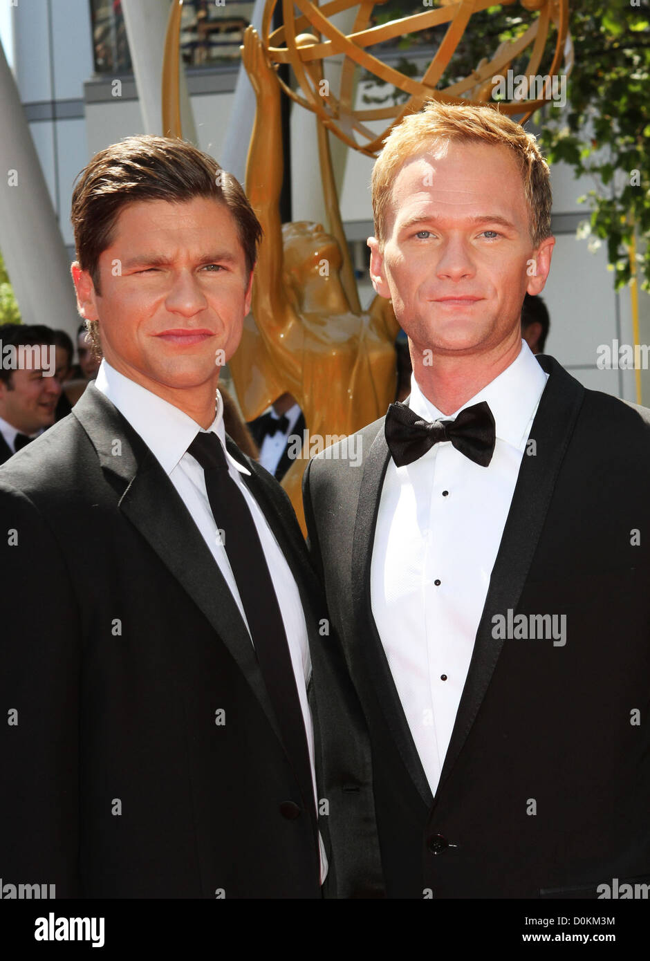 David Burtka (L) and actor Neil Patrick 2010 Creative Arts Emmy Awards ...