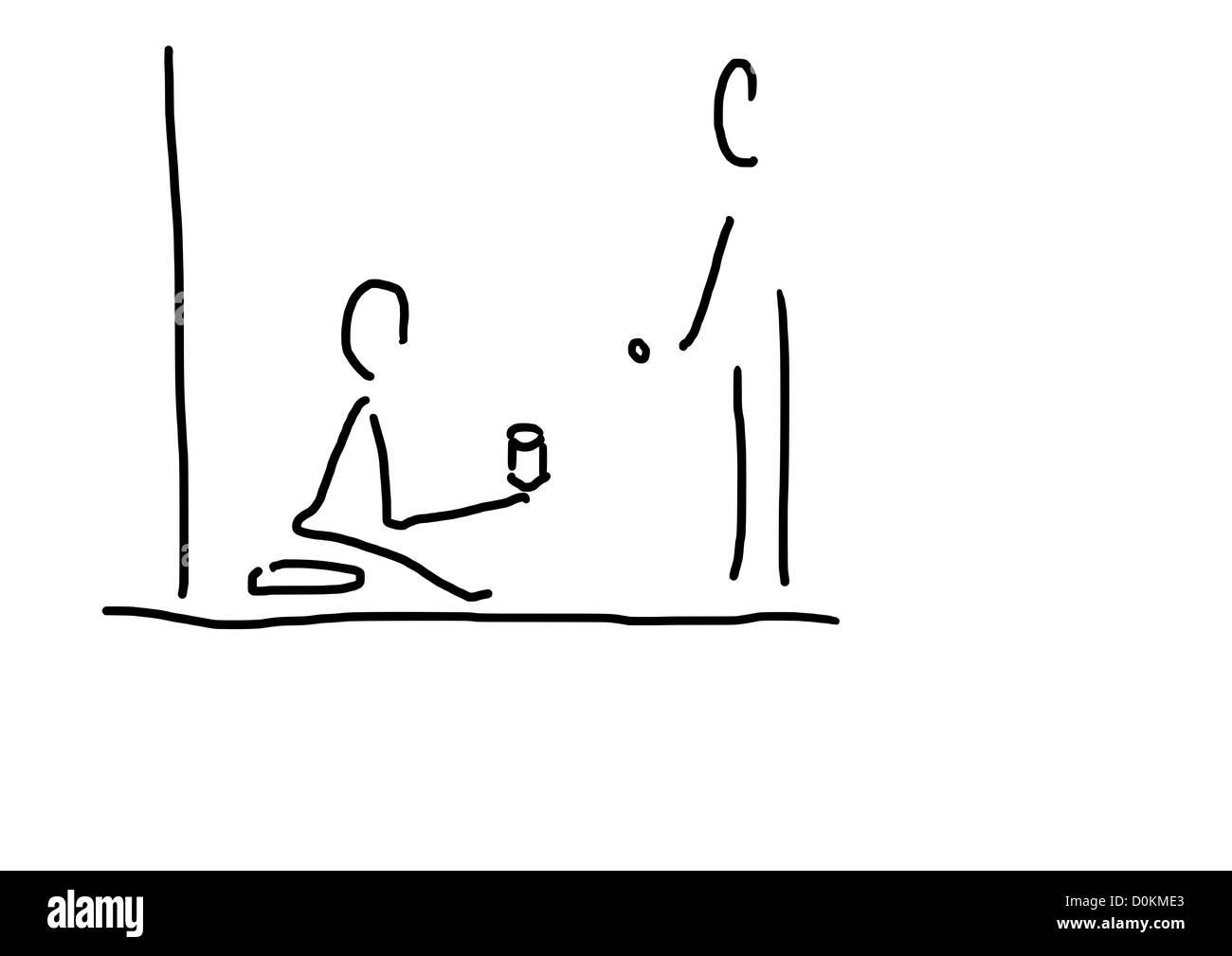 Stick figure pictogram hi-res stock photography and images - Alamy