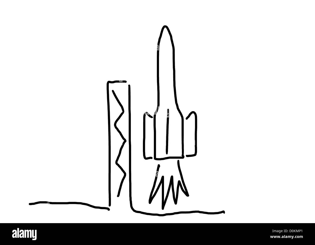 Astronaut stick figure pictogram hi-res stock photography and images ...