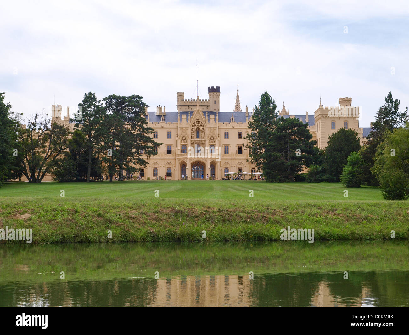 landscape garden, World Heritage Site, Lednice, Czech Republic ...