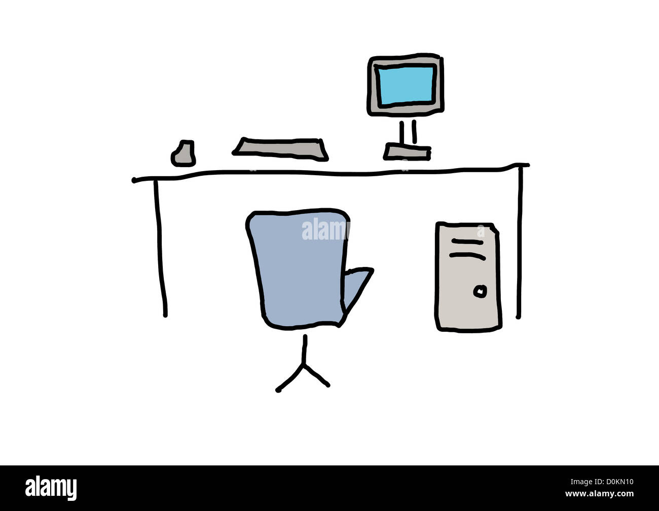 Computer graphic stick figure Cut Out Stock Images & Pictures - Alamy