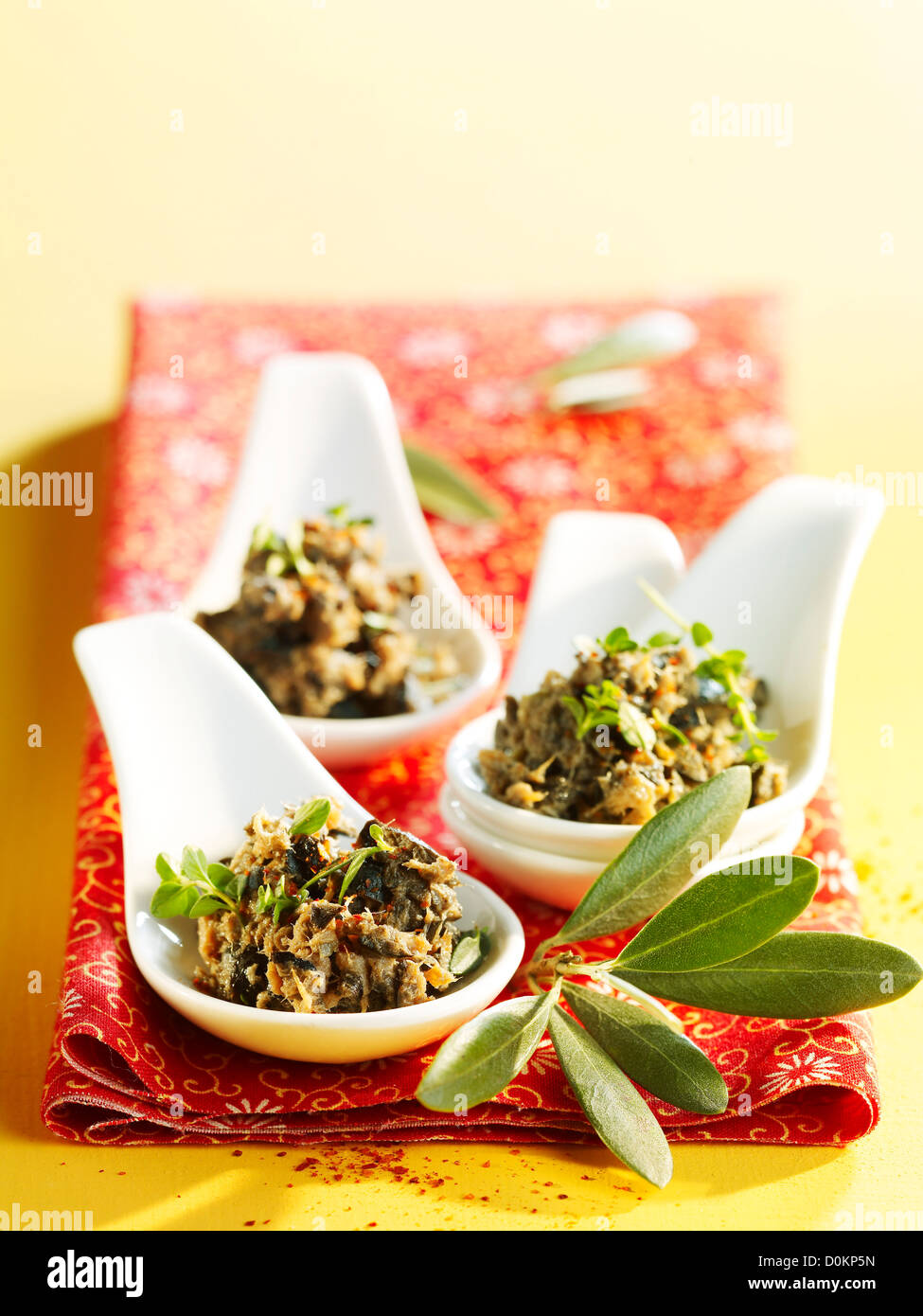 Olive tapenade tuna Stock Photo - Alamy