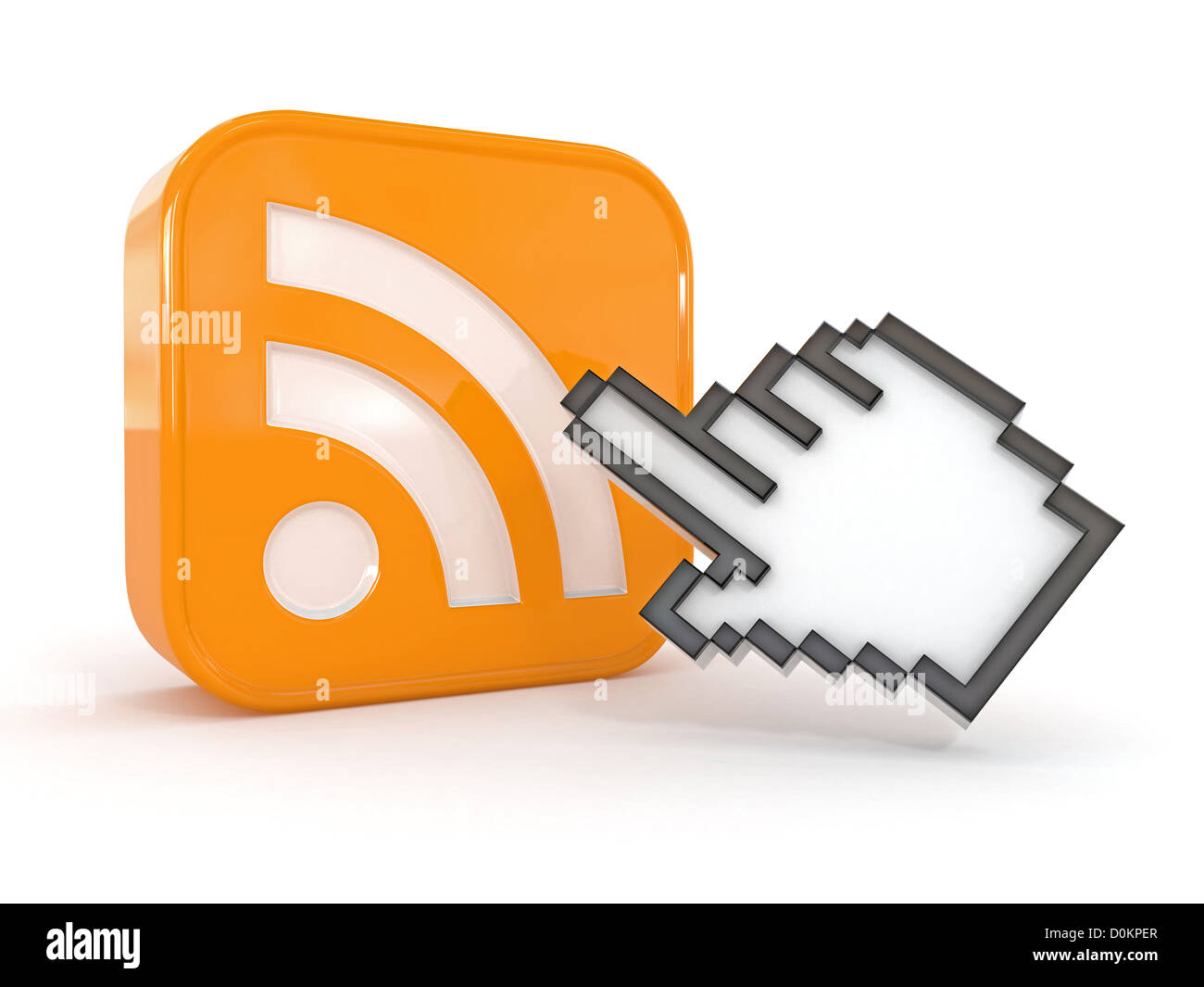 Communication feed Cut Out Stock Images & Pictures - Alamy