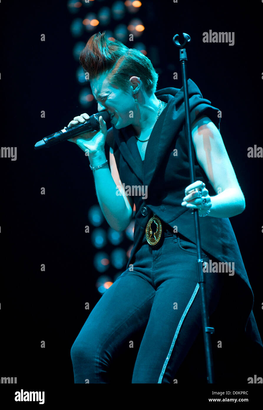 La Roux aka Eleanor Kate Jackson V Festival 2010 held at Hylands Park ...