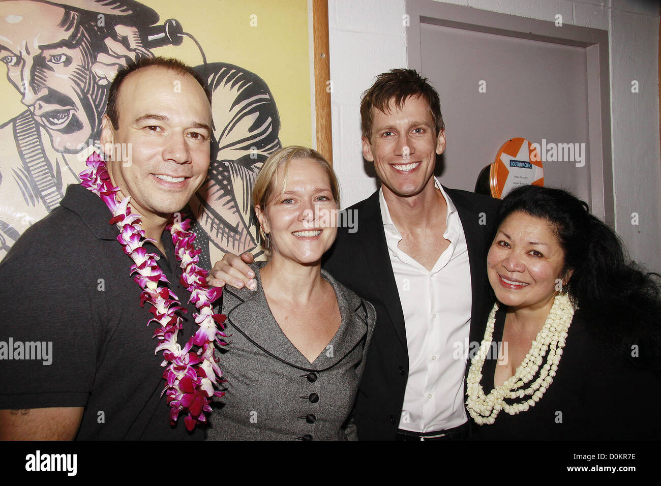 Danny Burstein, Rebecca Luker, Andrew Samonsky and Loretta Ables Sayre ...