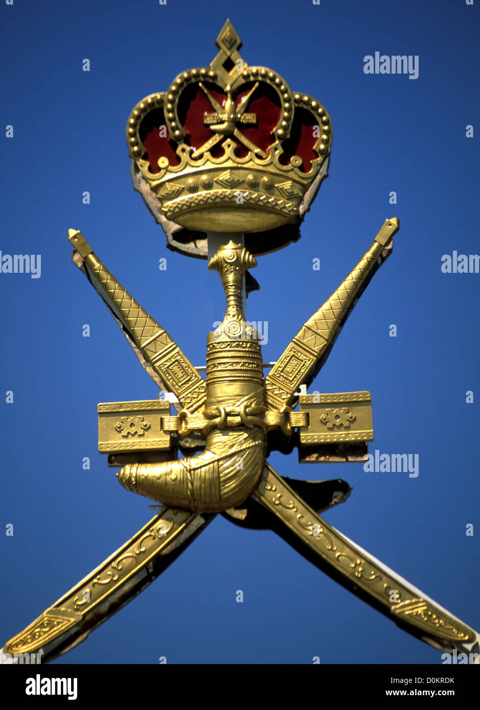 Coat of arms of the Sultanate of Oman Stock Photo, Royalty Free Image ...