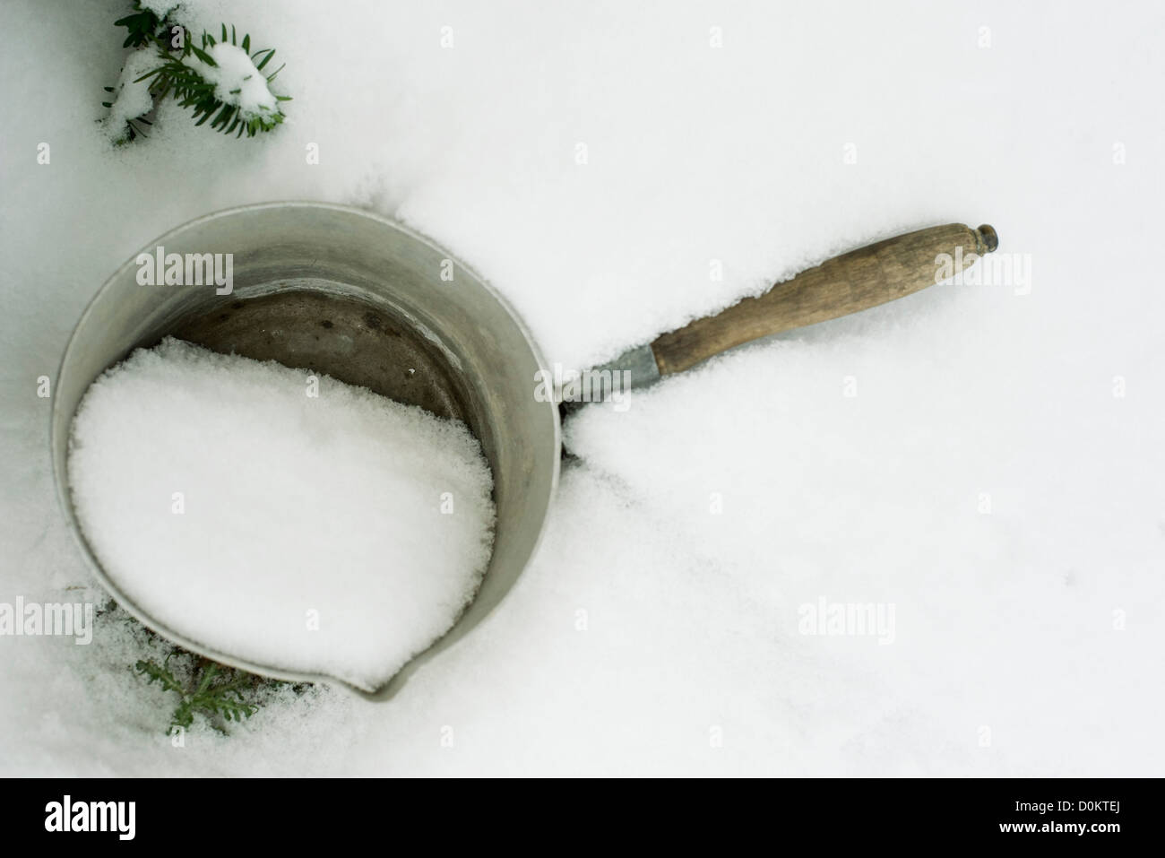 Pan in the snow Stock Photo - Alamy