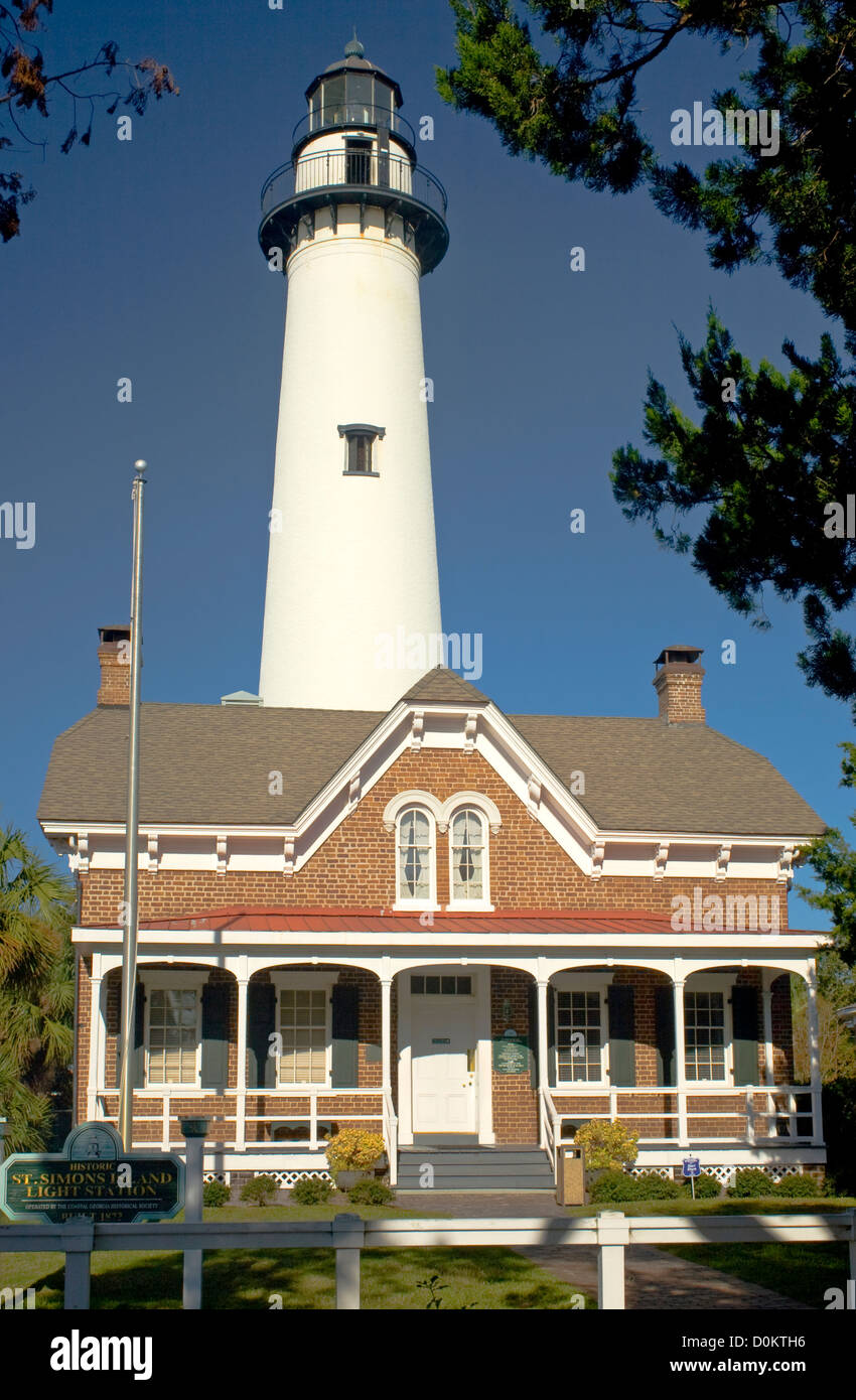 Saint simons island lighthouse hi-res stock photography and images - Alamy