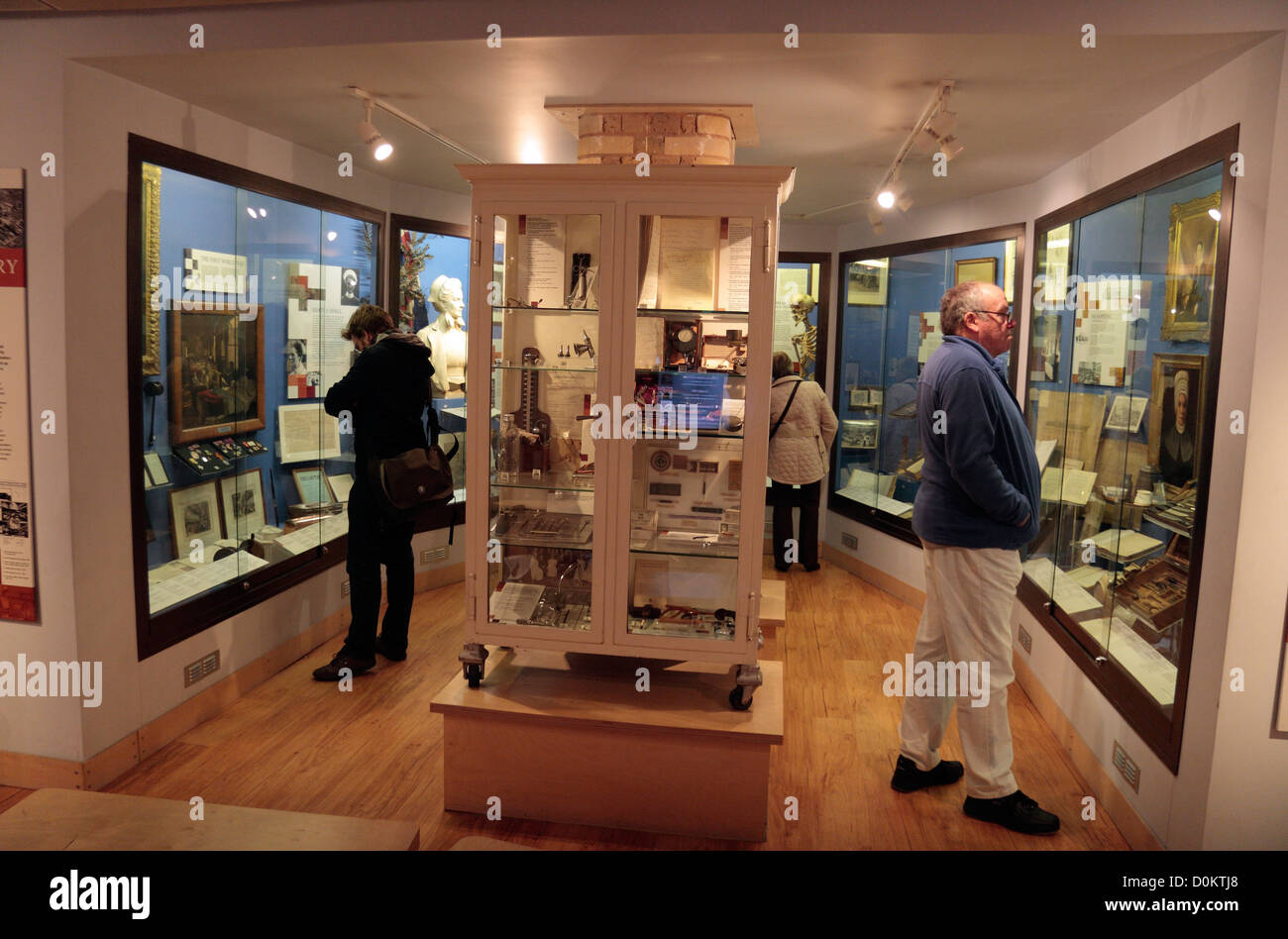 General view of the small but amazing Royal London Hospital Museum ...