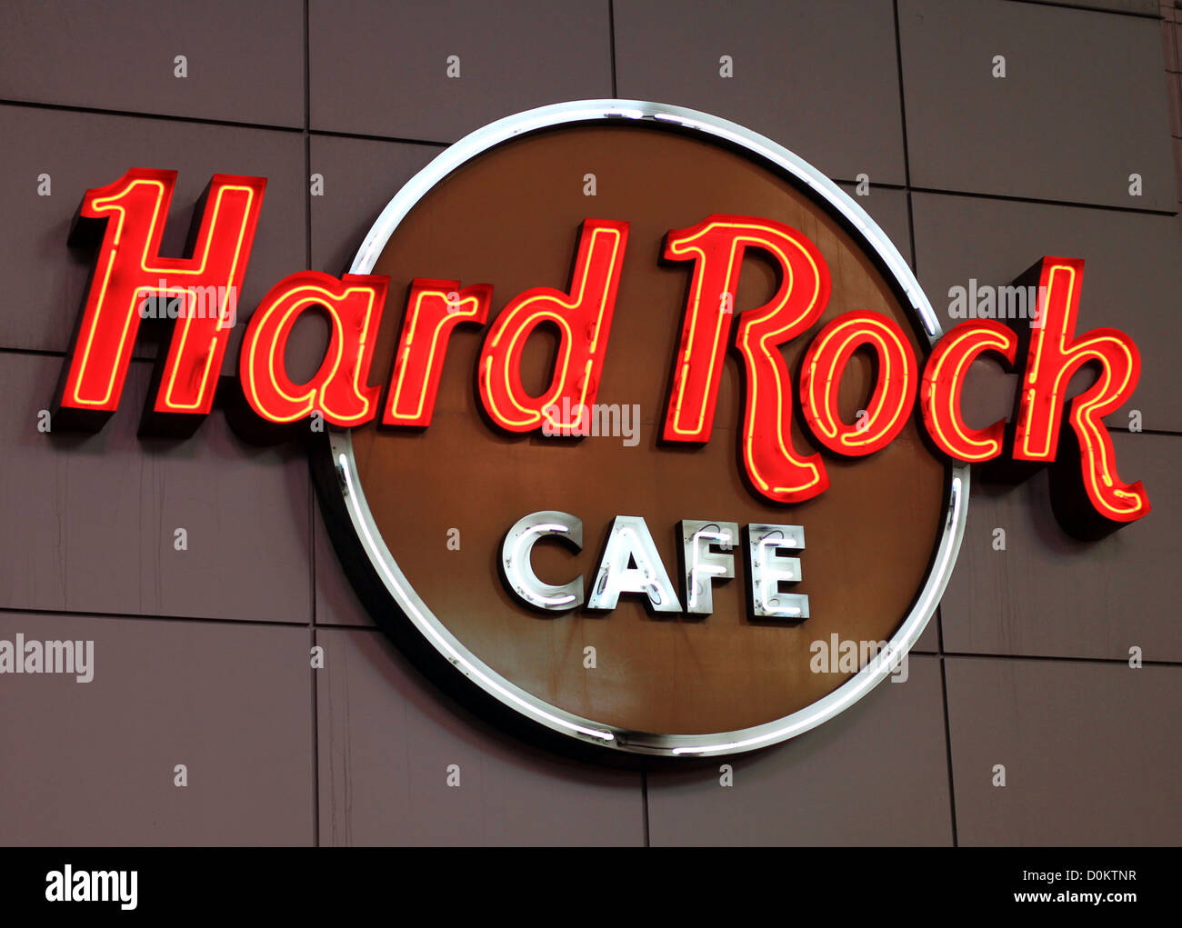 Hard Rock Cafe Sign Stock Photo - Alamy