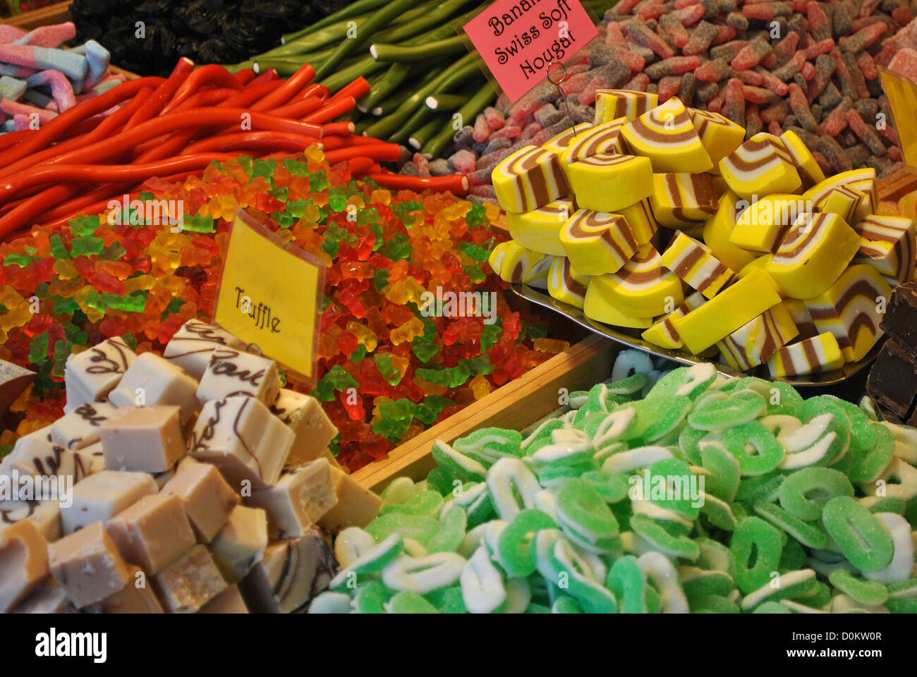 colorful assortment of sweets Stock Photo - Alamy