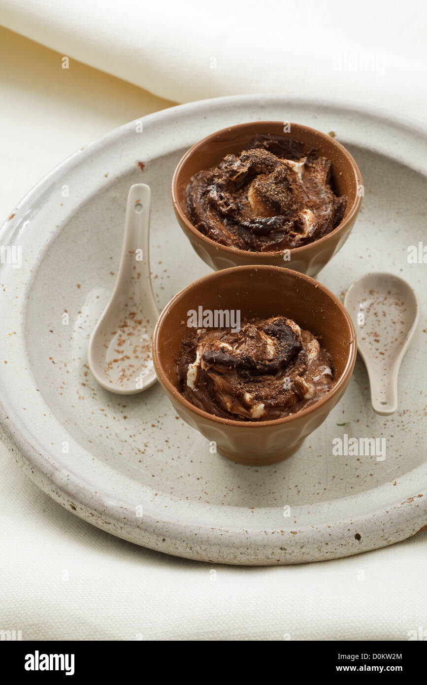 Meli-melo creamy chocolates Stock Photo - Alamy