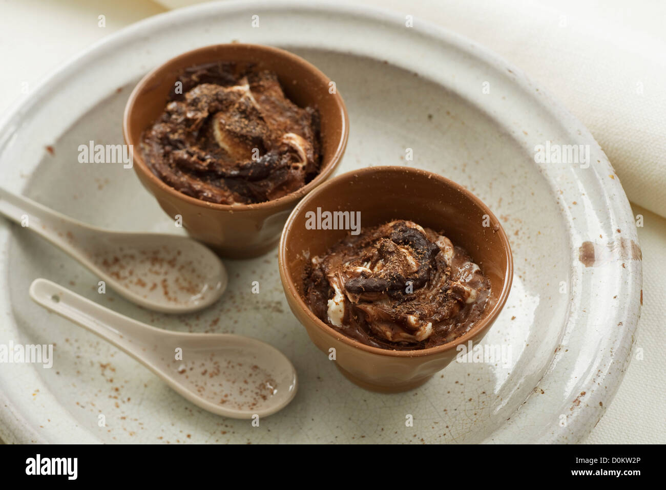 Meli-melo creamy chocolates Stock Photo - Alamy