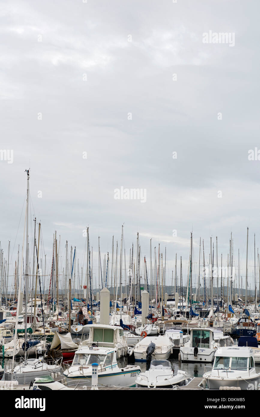 Yacht Harbor of Brest France Stock Photo - Alamy