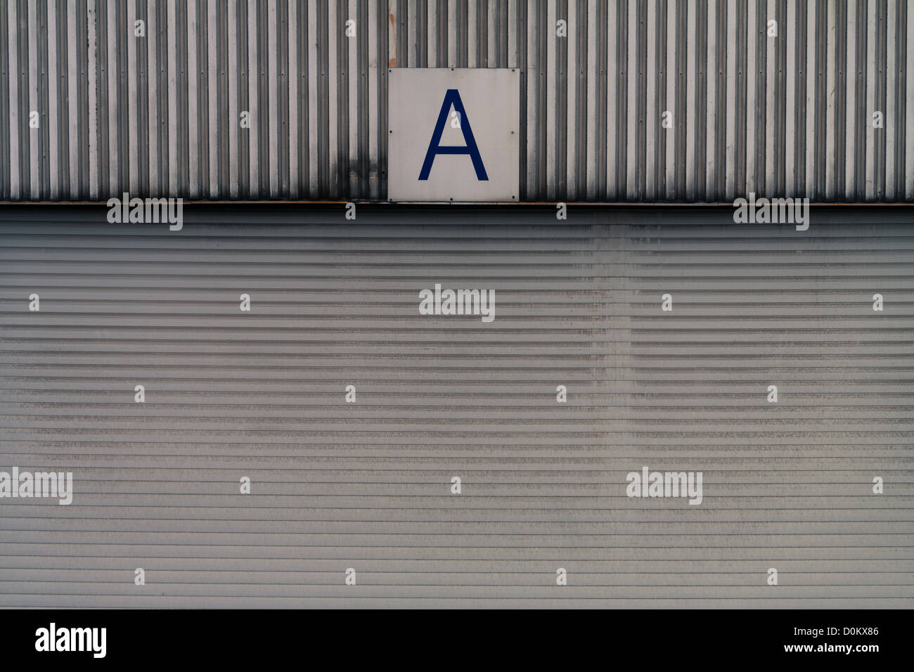 Factory entrance wall with fence hi-res stock photography and images ...