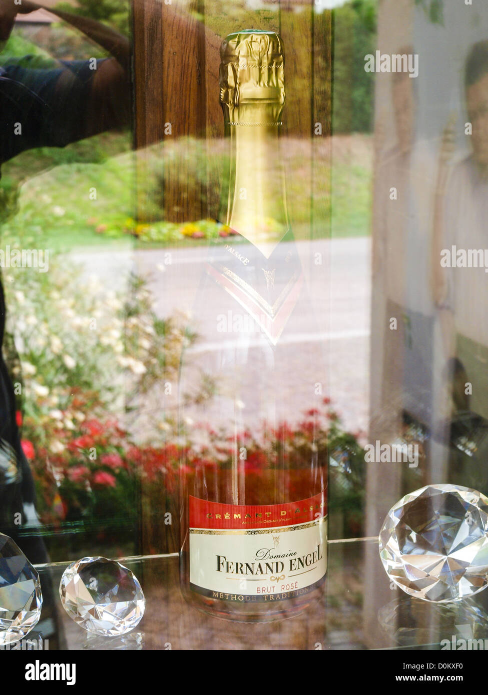 Bottle wine alsace france hi-res stock photography and images - Alamy