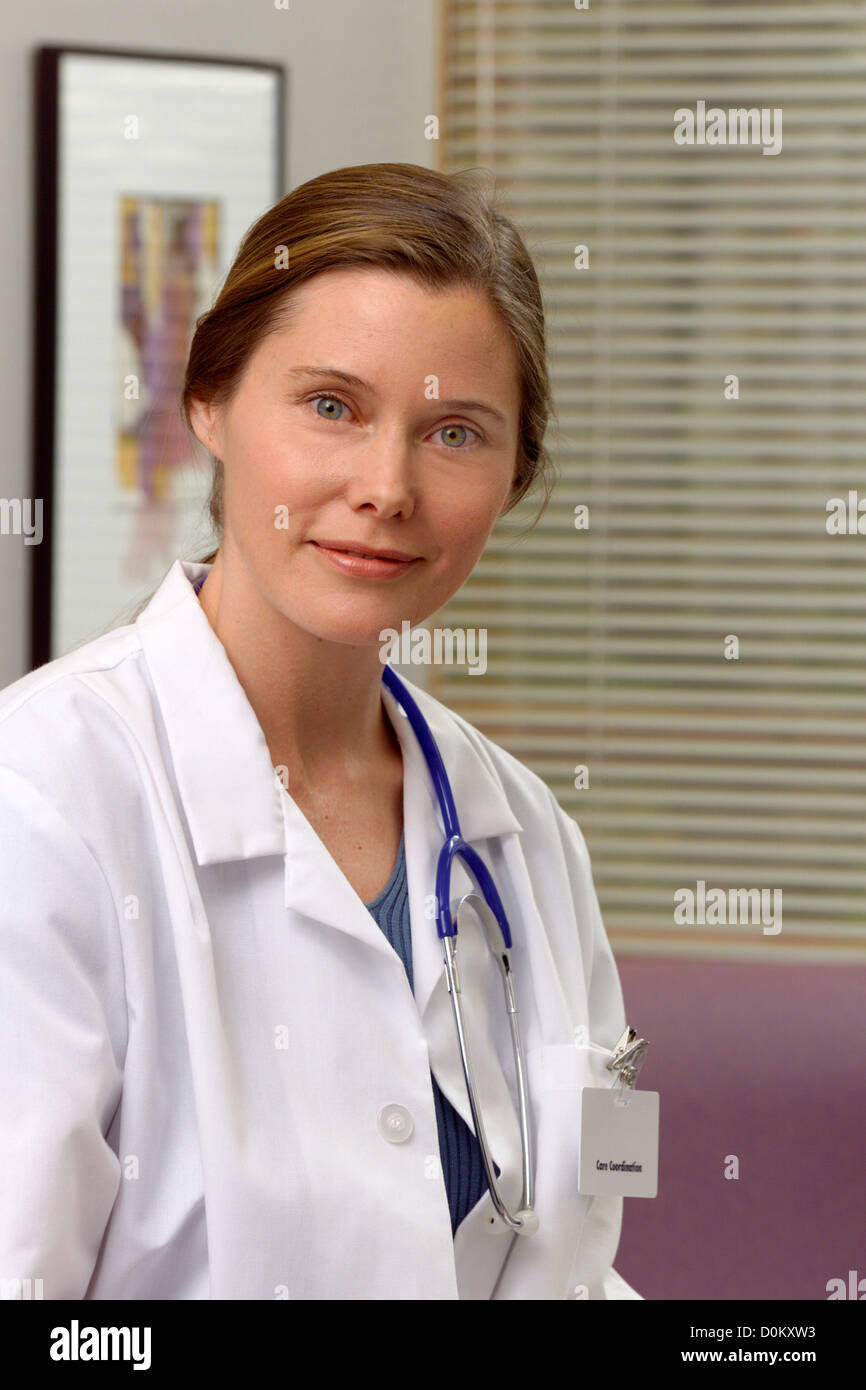 Portrait of a Female Physician Stock Photo - Alamy