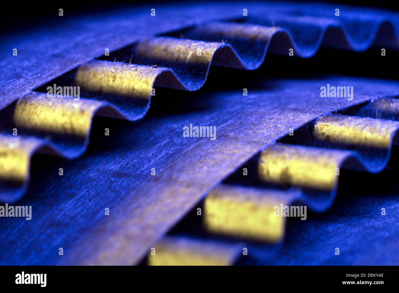 Corrugated Kraft Paper Stock Photo - Alamy