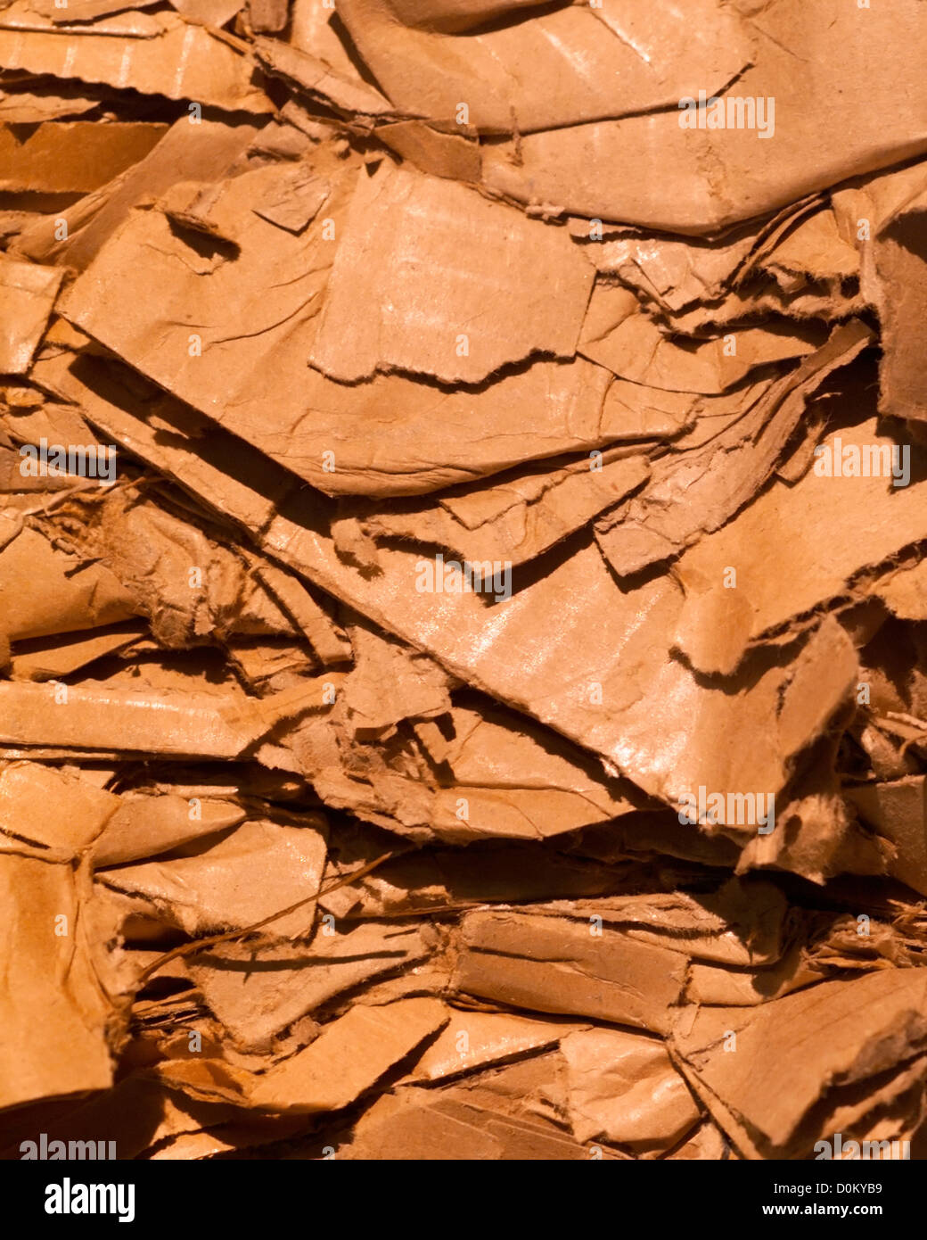 Corrugated Board Scrap Stock Photo - Alamy
