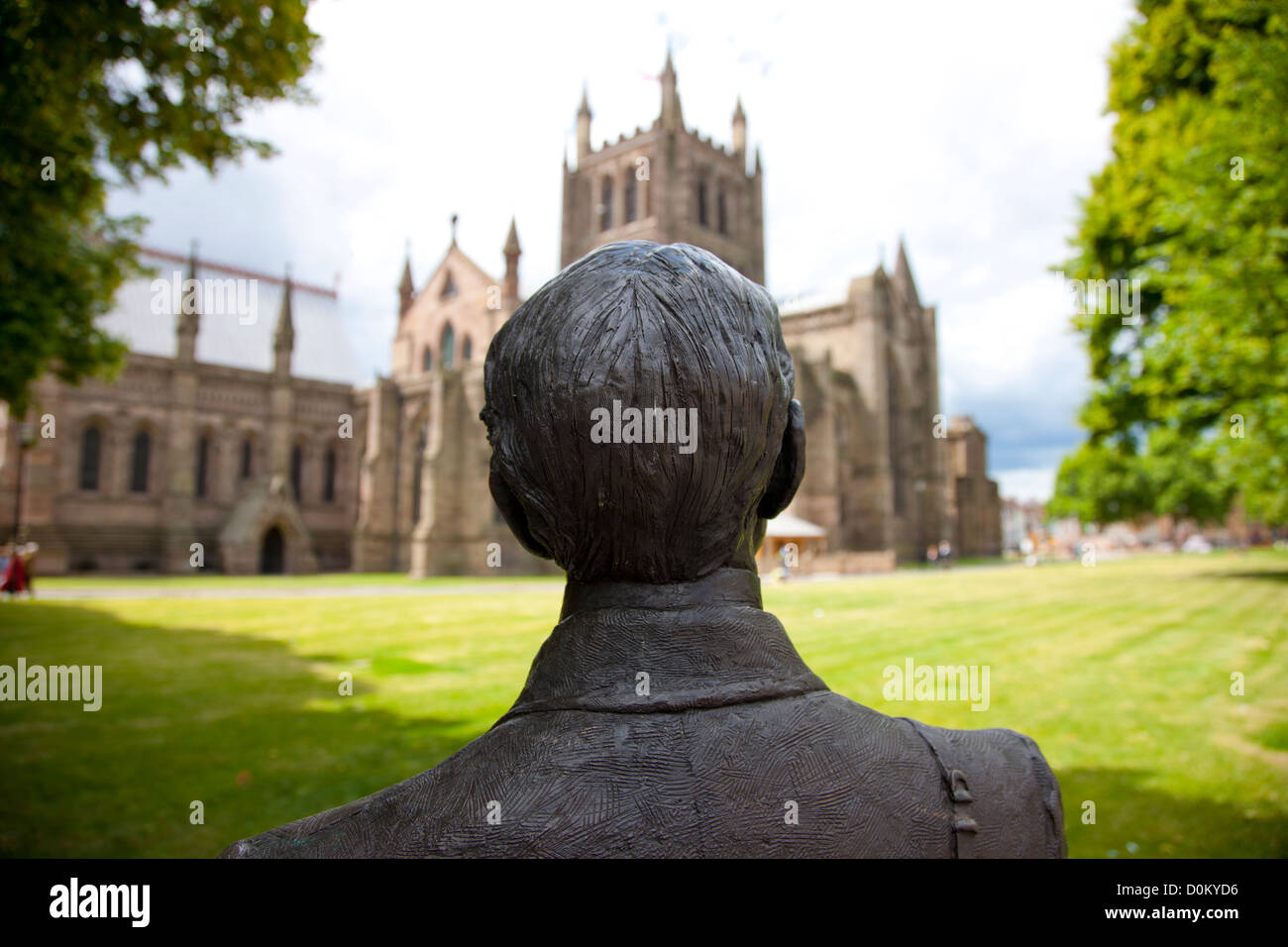 Elgar statue hereford hi-res stock photography and images - Alamy