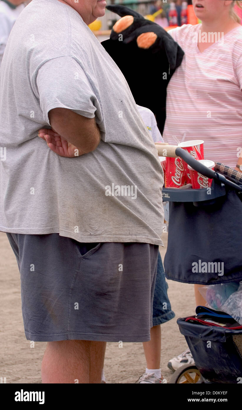 Obesity at Fair Stock Photo - Alamy