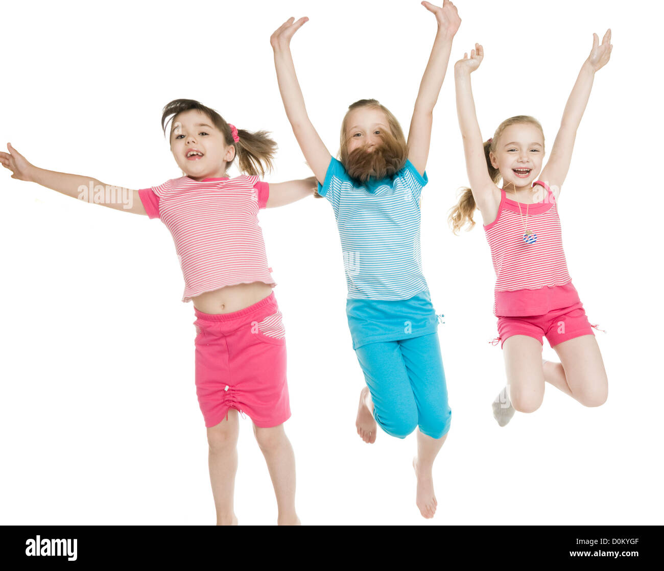 Children wearing various clothing - studio shoot Stock Photo - Alamy