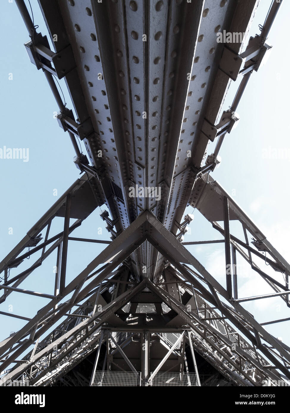 Eiffel tower steel beam hi-res stock photography and images - Alamy