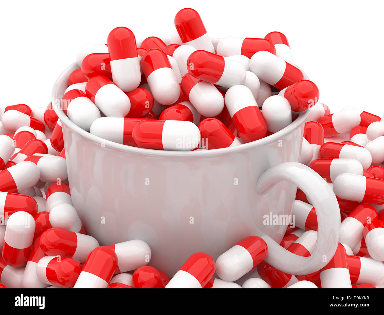 cup of pills Stock Photo - Alamy