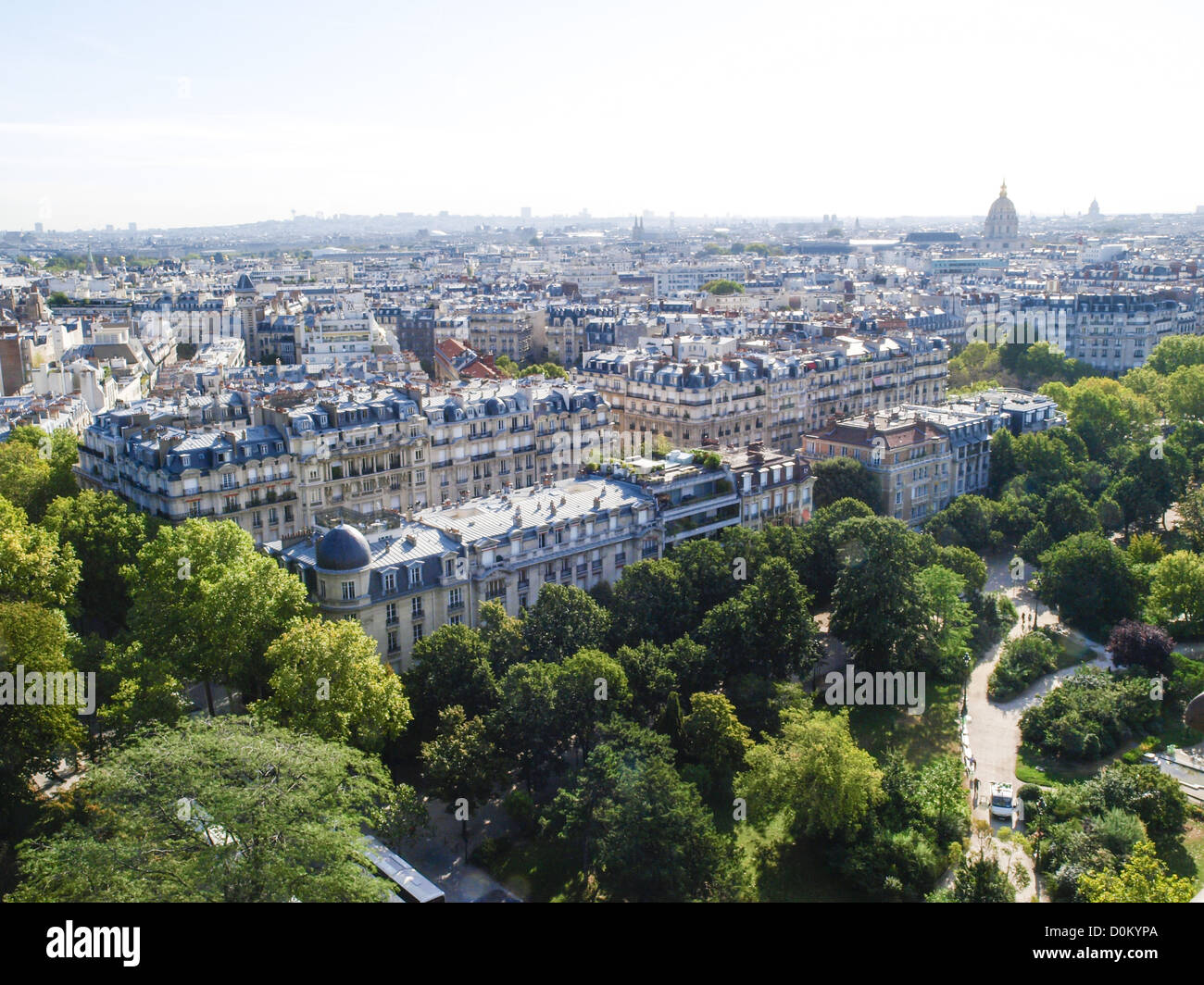 Paris, view from the Eiffel Tower, France Stock Photo - Alamy