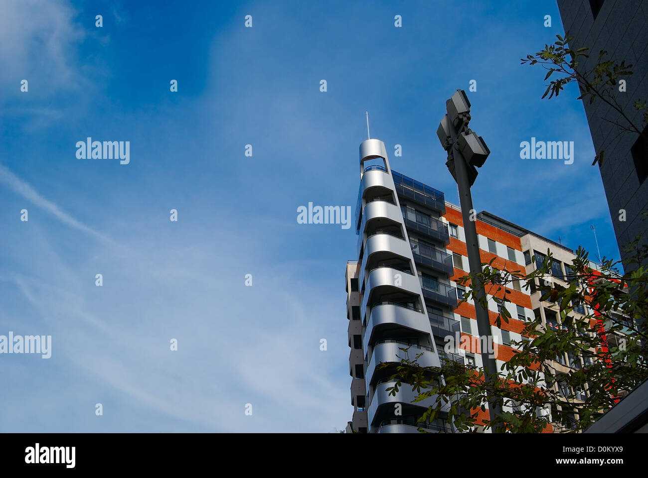 modern buildings with lace fronts Spain Stock Photo - Alamy