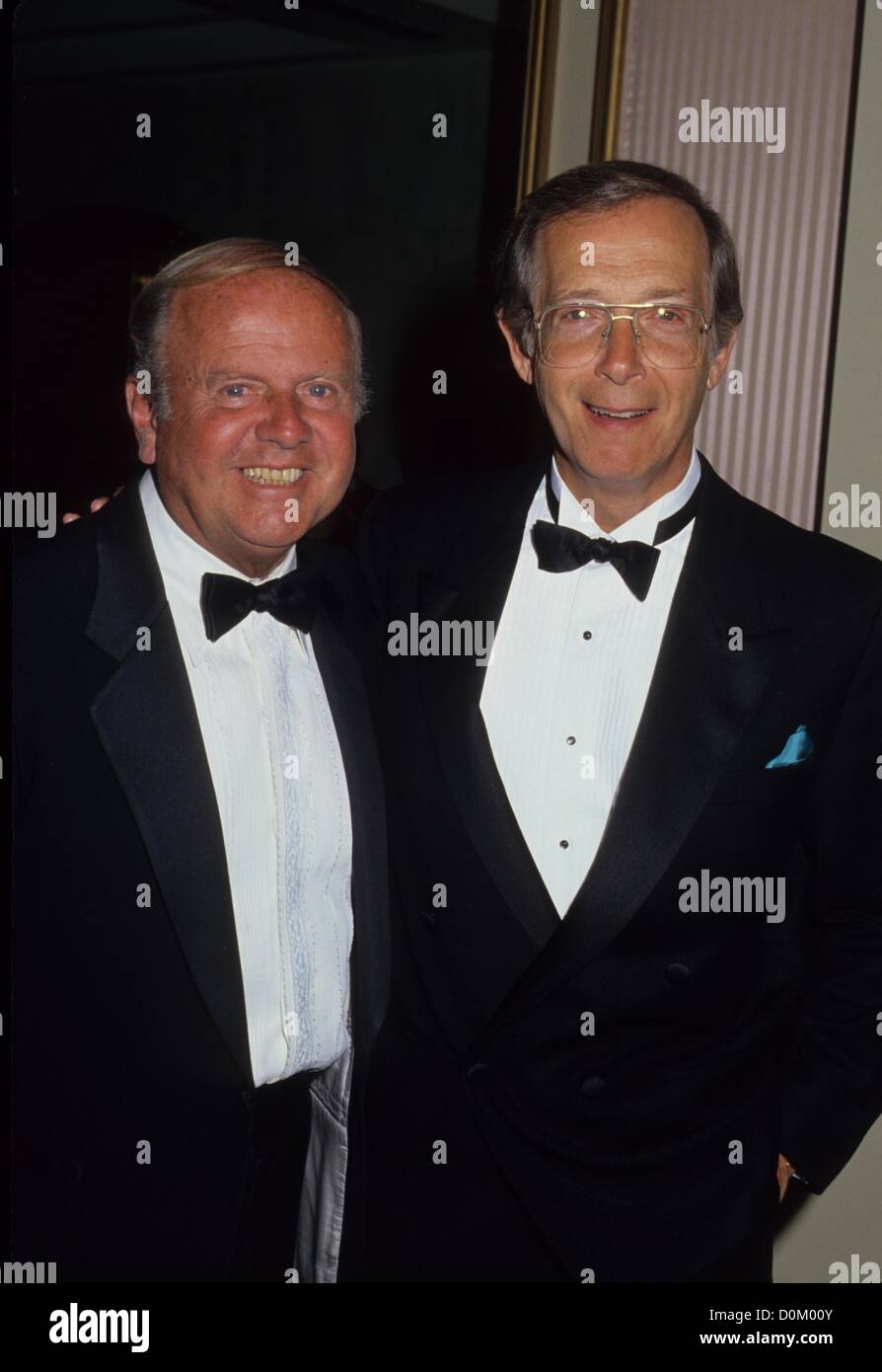 BERNIE KOPELL with Dick Van Patten.(Credit Image: © Craig Skinner/Globe ...