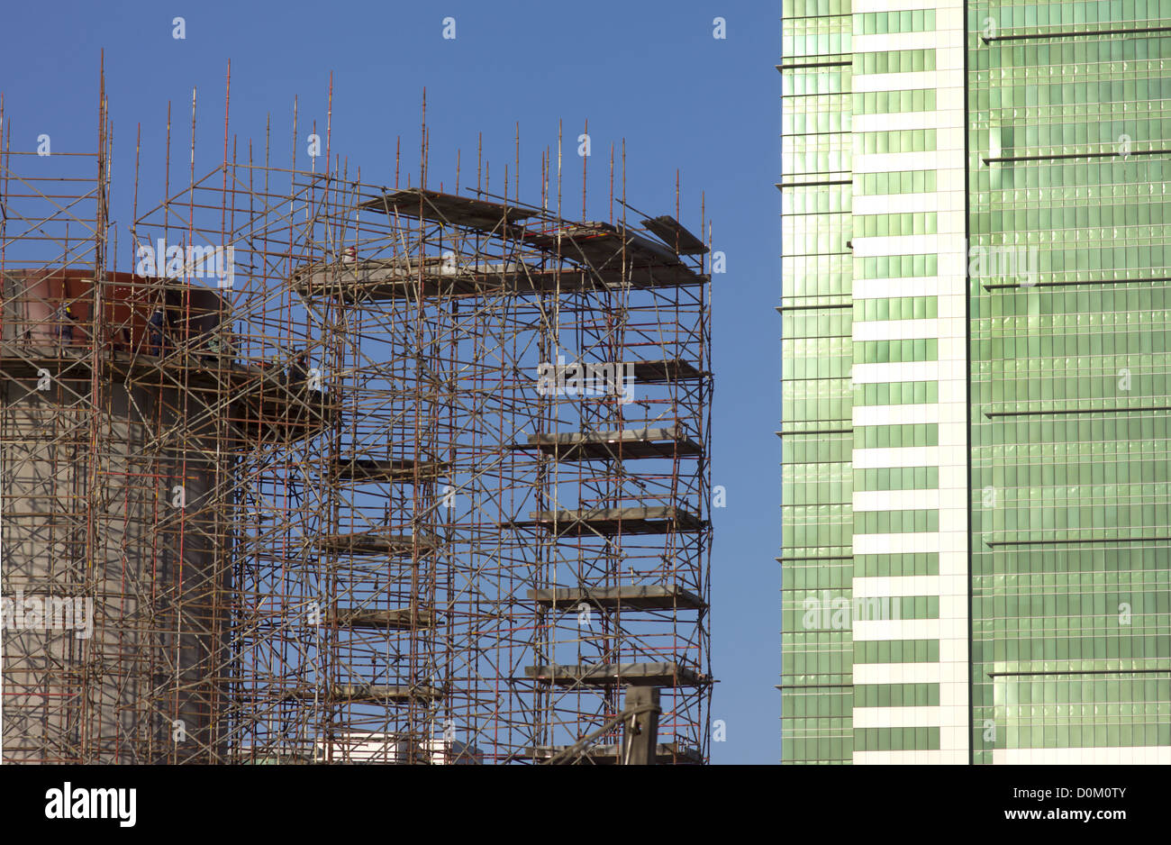 construction of skyscraper building Stock Photo - Alamy