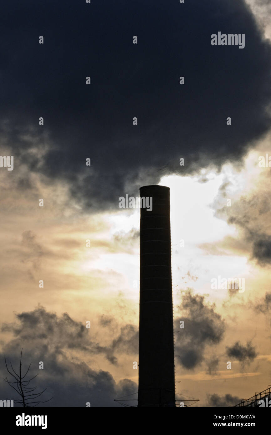 A smokestack in Boston Stock Photo - Alamy