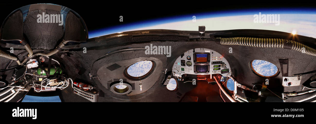Interior of SpaceShipOne Stock Photo - Alamy