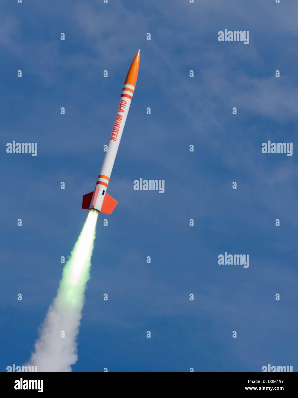 Gila Monster Rocket in Flight Stock Photo - Alamy
