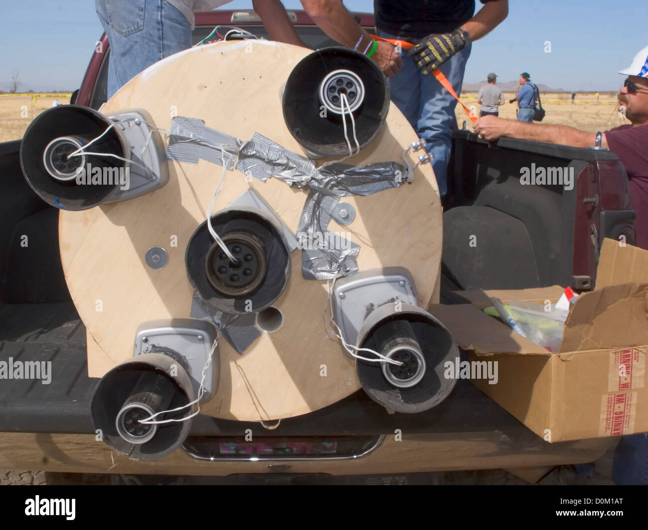 Bottom of Saturn V Model Rocket Stock Photo - Alamy