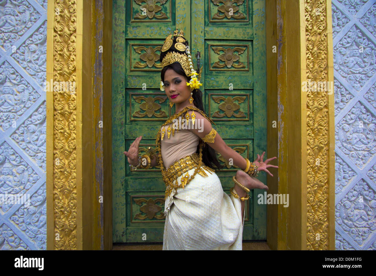 Apsara Dancer beautiful supernatural female in asian mythology Stock ...