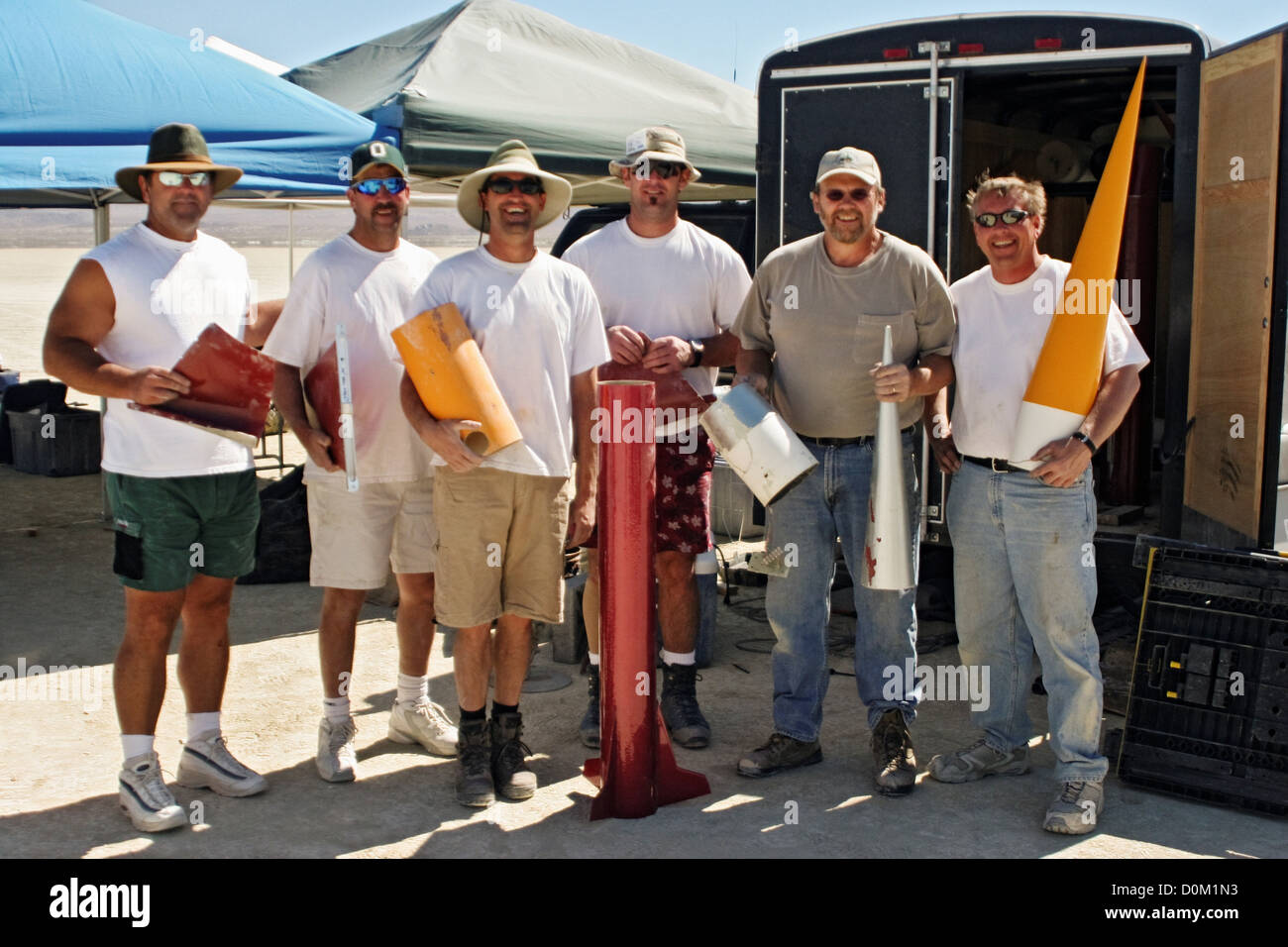 A group pieces their rockets ready assemble launch BALLS experimental ...