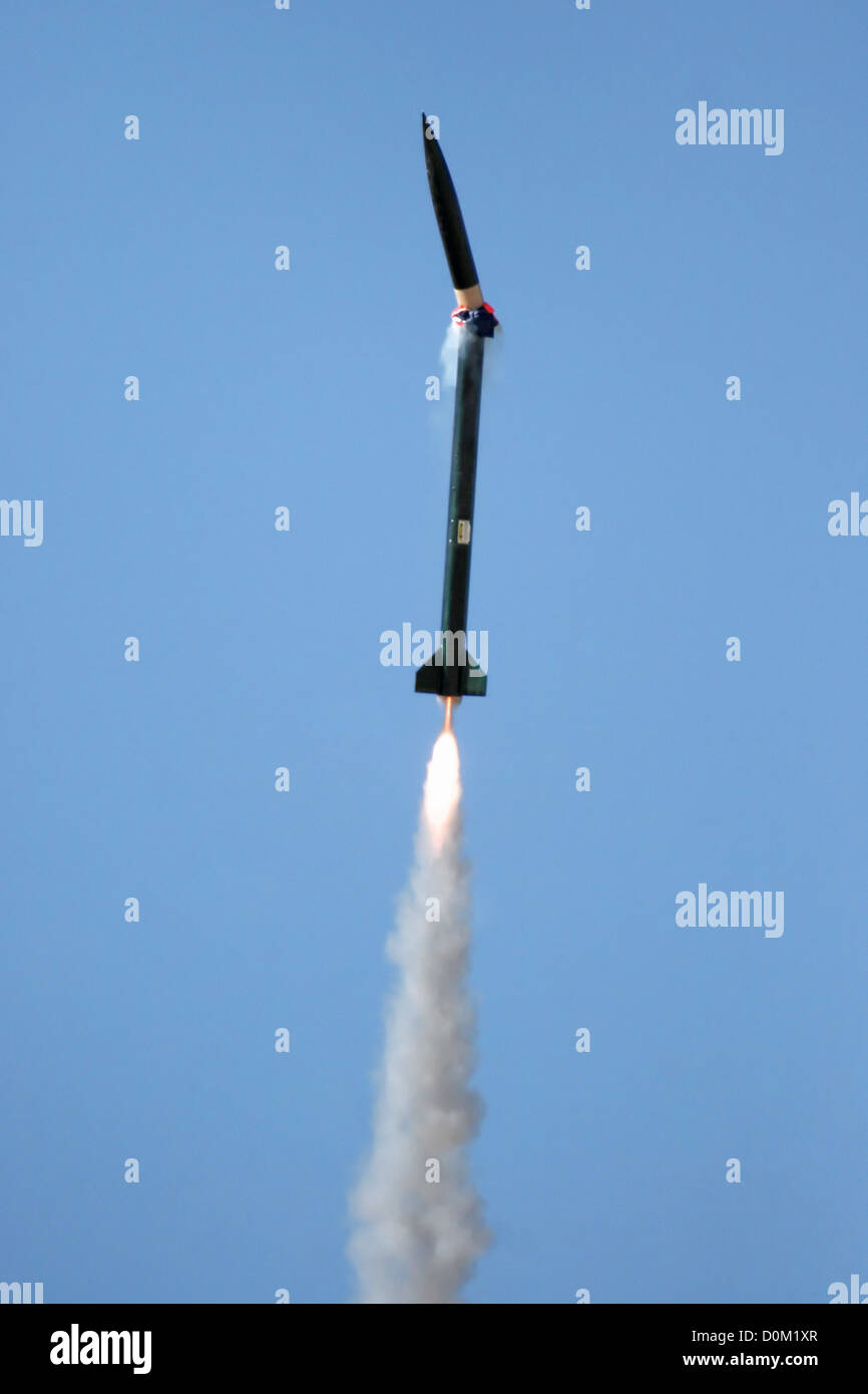 A rocket experienences CATO (Catostrophic on Take Off) failure as nose ...