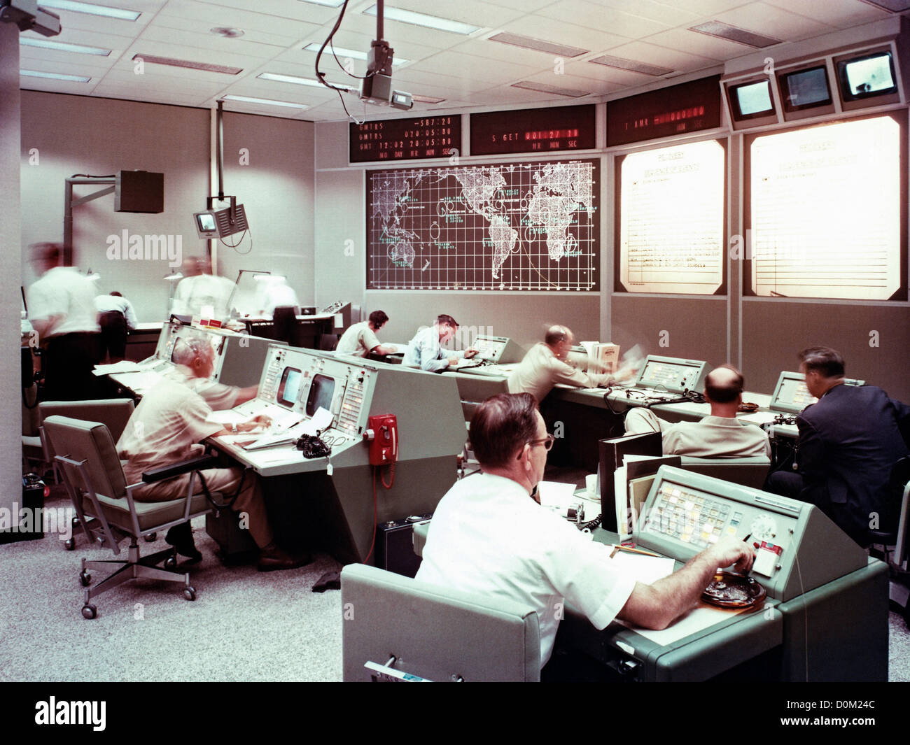 A view taken inside recovery control room formerly MSC (Manned ...