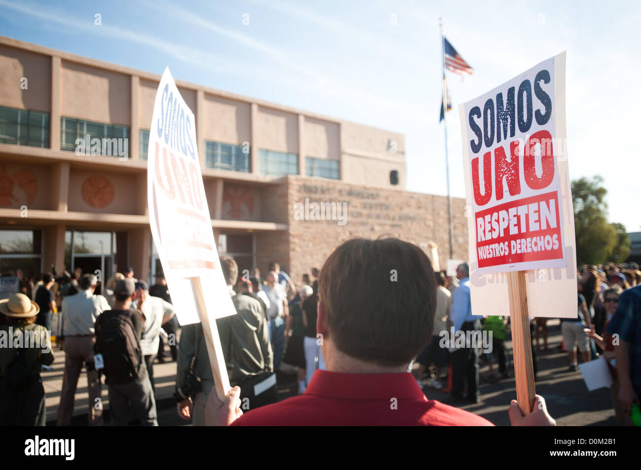 May 3, 2011 - Tucson, Arizona, U.S - About 300 protestors and 90 TPD ...