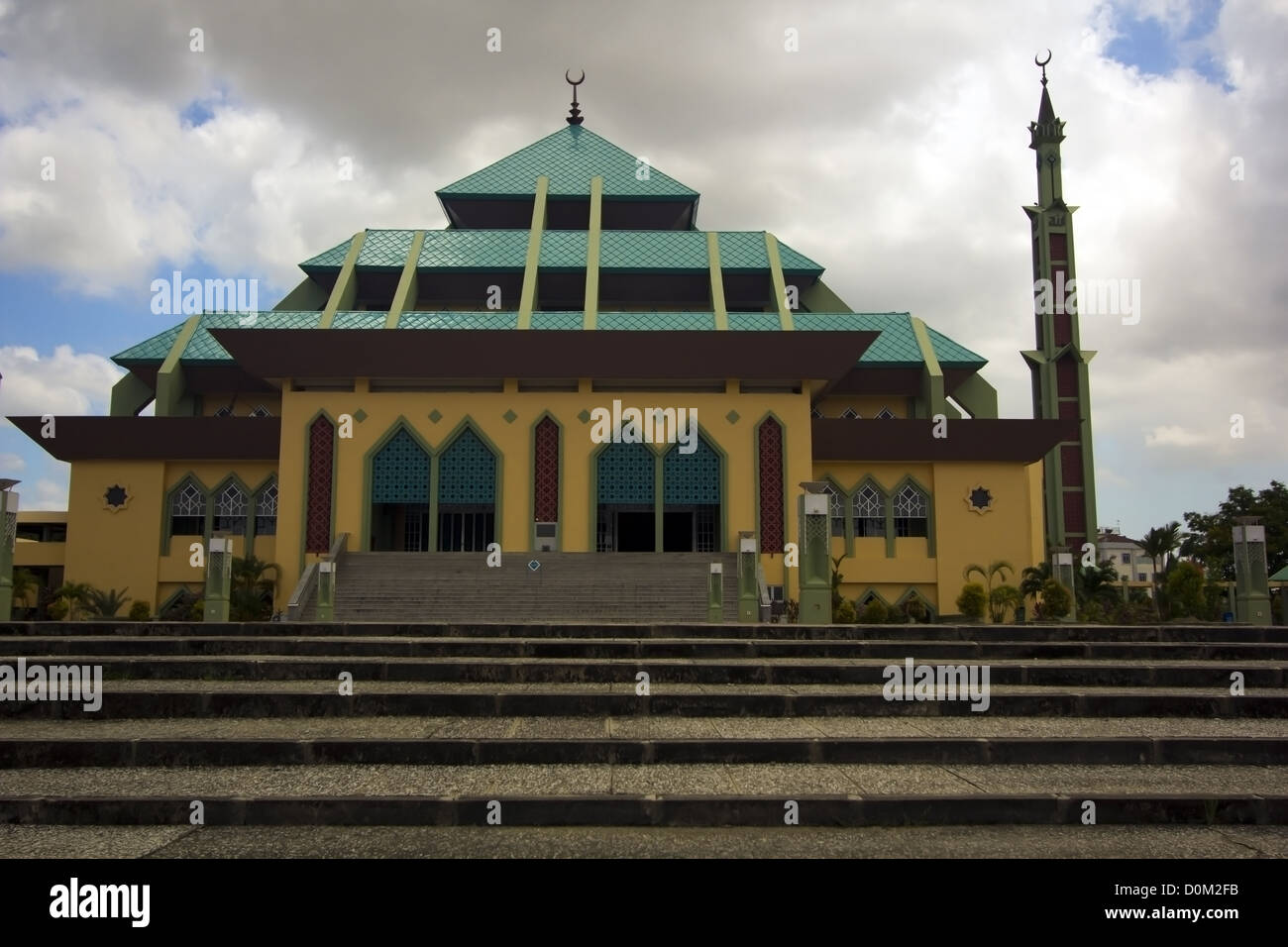 Masjid Raya Batam pyramid mosque, batam island, indonesia Stock Photo ...